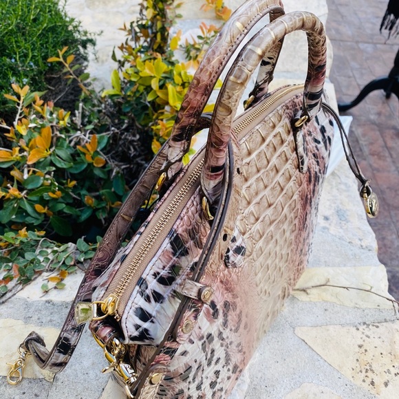 Brahmin | Bags | Nwt Brahmin Leopard Lg Duxbury Satchelwallet | Poshmark